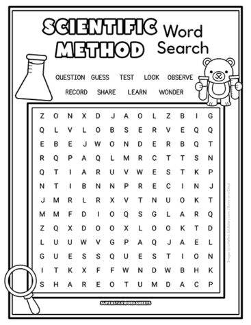 Scientific Method Worksheets - Superstar Worksheets