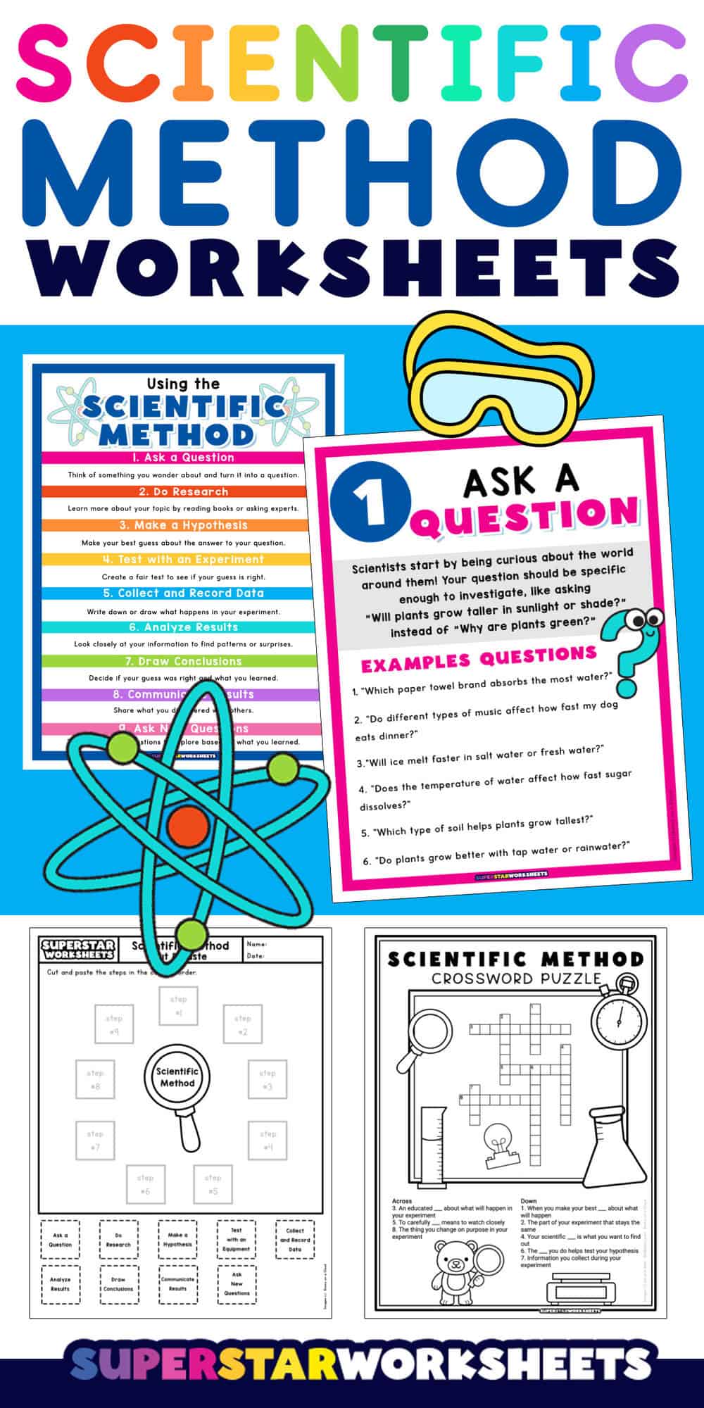 Scientific Method Worksheets - Superstar Worksheets