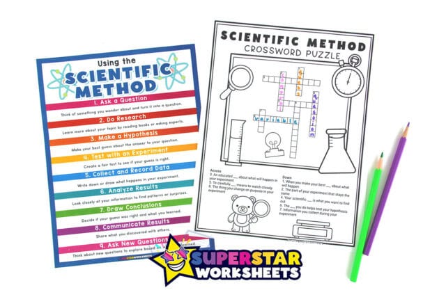 Scientific Method Worksheets - Superstar Worksheets