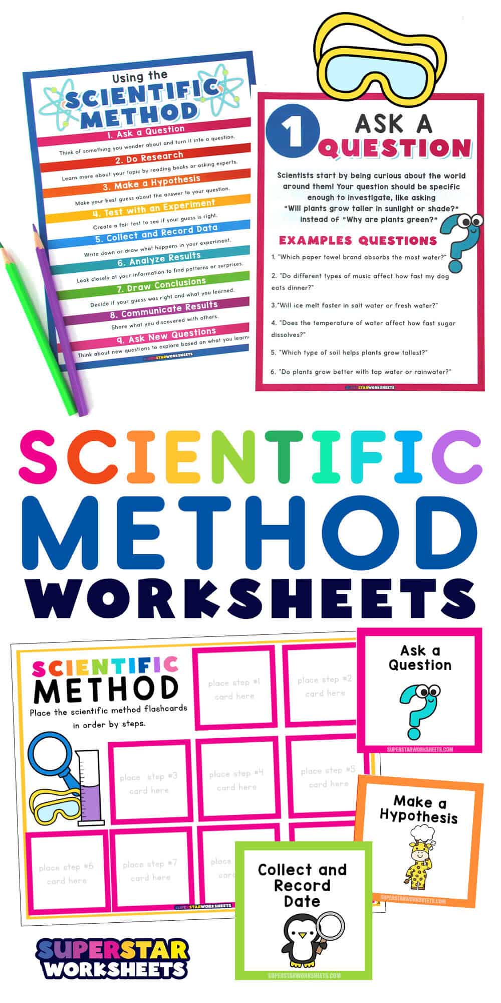 Scientific Method Worksheets - Superstar Worksheets