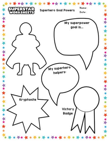 Goal Setting Worksheets - Superstar Worksheets