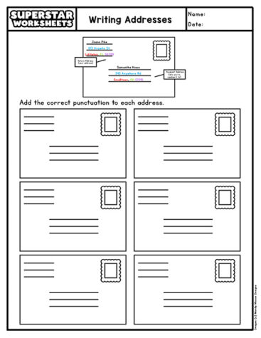 Punctuation Worksheets - Superstar Worksheets