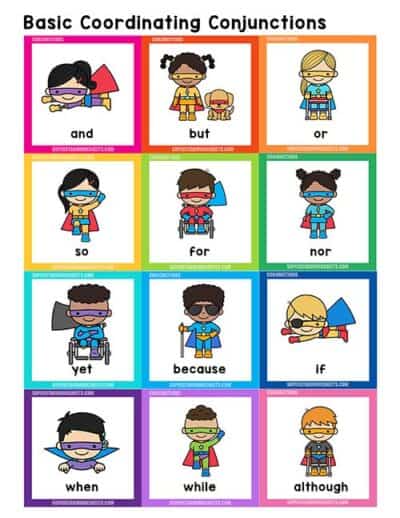 Conjunctions Worksheets - Superstar Worksheets