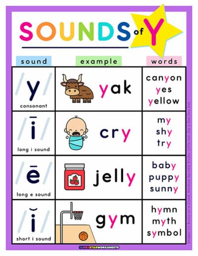Vowels - Superstar Worksheets