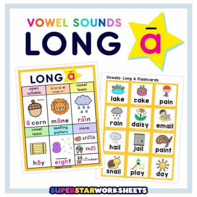 Vowels - Superstar Worksheets