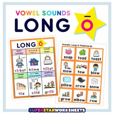 Long O Words - Superstar Worksheets