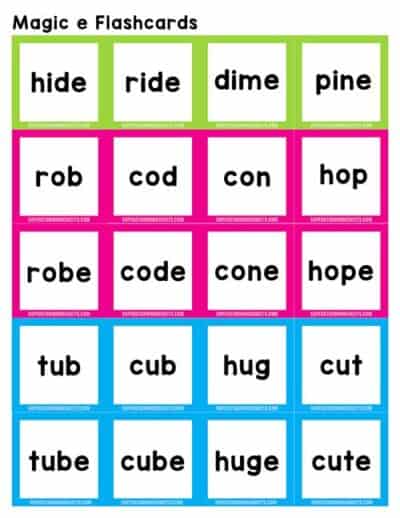 Magic e Words - Superstar Worksheets