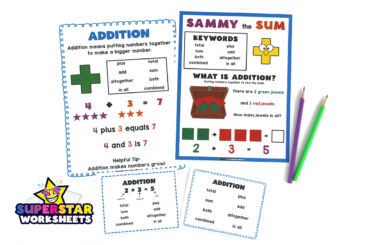 Math Key Charts - Superstar Worksheets
