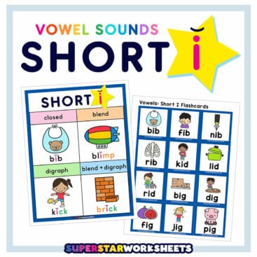 Short I Words - Superstar Worksheets
