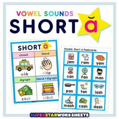 Vowels - Superstar Worksheets