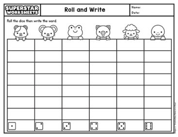 Spelling Worksheet Generator - Superstar Worksheets