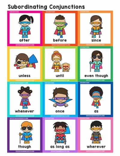 Conjunctions Worksheets - Superstar Worksheets