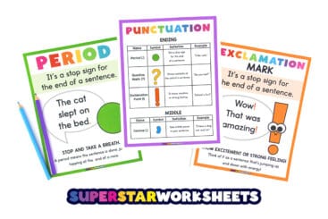 Punctuation Worksheets - Superstar Worksheets