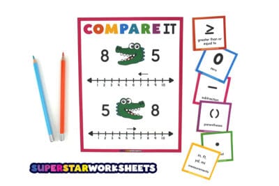 Math Symbols Charts - Superstar Worksheets