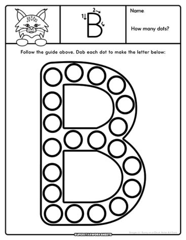 Alphabet Dot Marker Printables - Superstar Worksheets