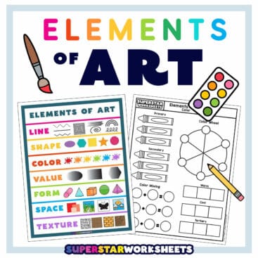 Elements of Art (Free Printables) - Superstar Worksheets