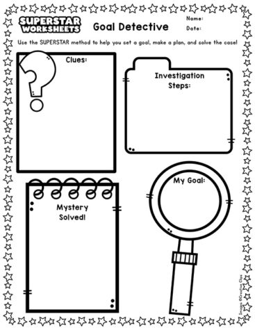 Goal Setting Worksheets - Superstar Worksheets