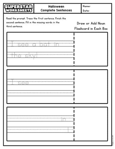 Halloween Worksheets (Free Printables) - Superstar Worksheets