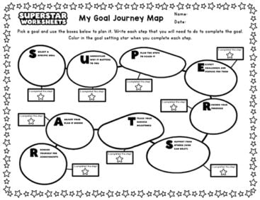 Goal Setting Worksheets - Superstar Worksheets