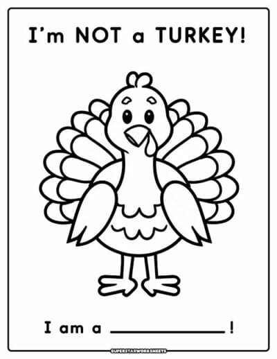 Turkey Disguise Project - Superstar Worksheets