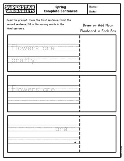 Spring Worksheets - Superstar Worksheets