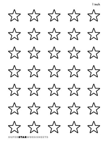 Star Template (Free Printables) - Superstar Worksheets