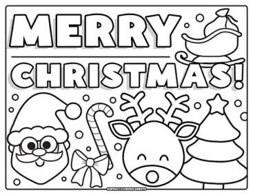 December Coloring Pages (Free Printables) - Superstar Worksheets