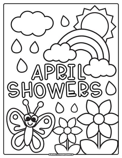 Spring Coloring Pages (Free Printables) - Superstar Worksheets