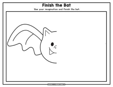 Finish the Drawing (Free Printables) - Superstar Worksheets