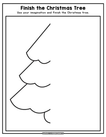 Finish the Drawing (Free Printables) - Superstar Worksheets