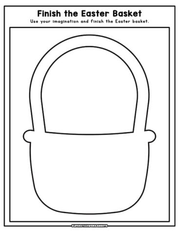 Finish the Drawing (Free Printables) - Superstar Worksheets