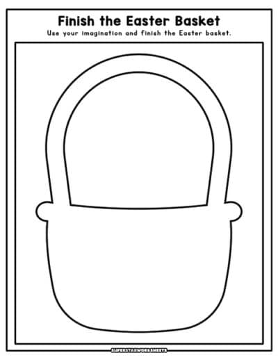 Finish the Drawing (Free Printables) - Superstar Worksheets