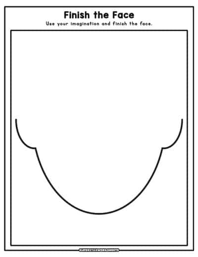 Finish the Drawing (Free Printables) - Superstar Worksheets