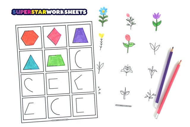Finish the Drawing (Free Printables) - Superstar Worksheets
