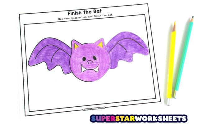 Finish the Drawing (Free Printables) - Superstar Worksheets
