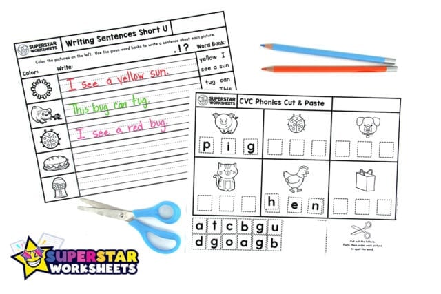 Phonics Worksheets - Superstar Worksheets