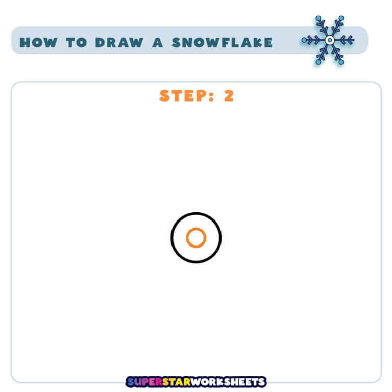 How to Draw a Snowflake (Free Printables) - Superstar Worksheets