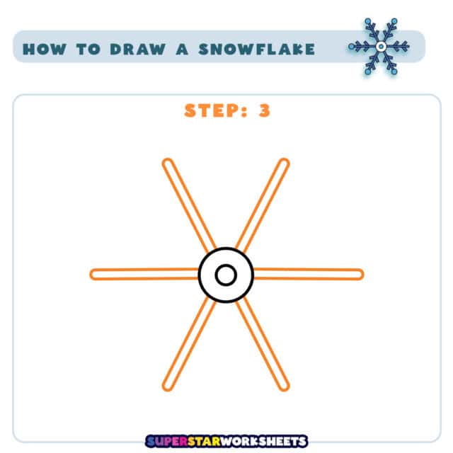 How to Draw a Snowflake (Free Printables) - Superstar Worksheets