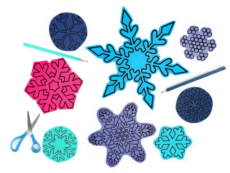 Winter Templates (Free Printables) - Superstar Worksheets