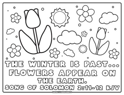 Bible Verse Coloring Pages (Free Printables) - Superstar Worksheets