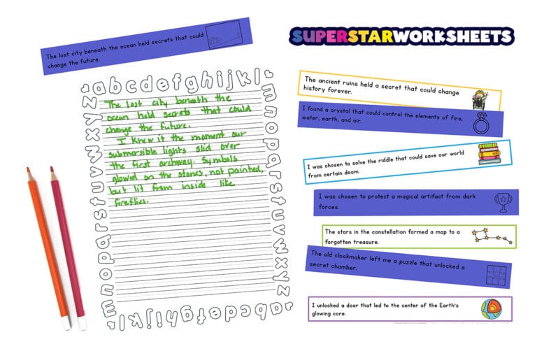 Story Starters (Free Printables) - Superstar Worksheets