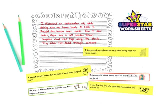 Story Starters (Free Printables) - Superstar Worksheets