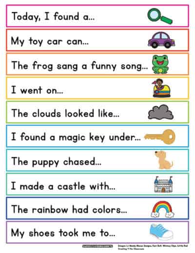 Story Starters (Free Printables) - Superstar Worksheets