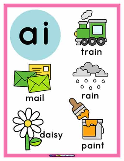 Vowel Teams - Superstar Worksheets