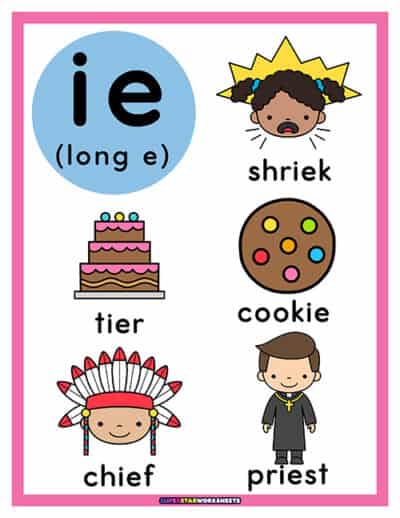 Vowel Teams - Superstar Worksheets