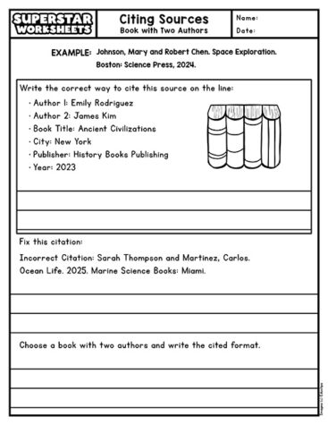 Citing Sources Worksheets - Superstar Worksheets