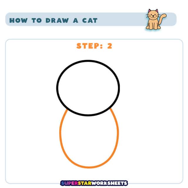 How to Draw a Cat (Free Printables) - Superstar Worksheets