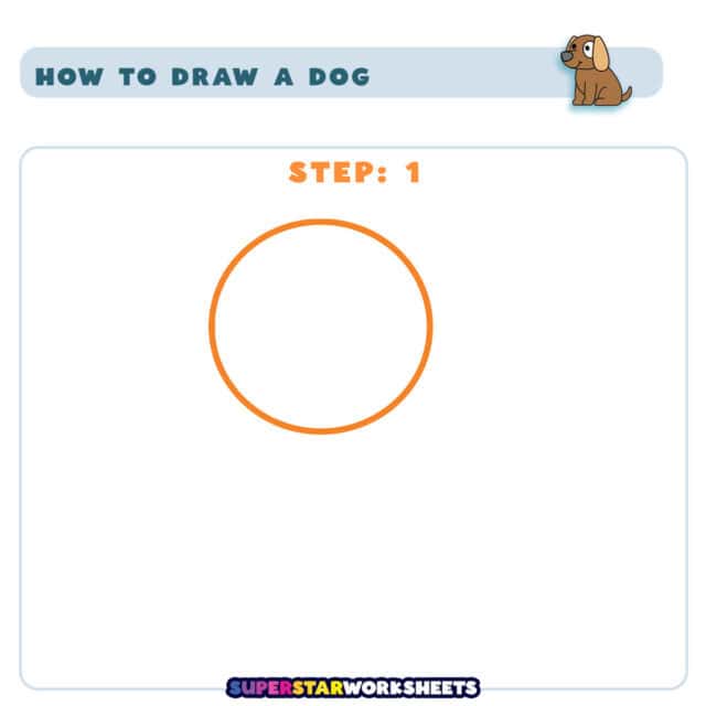 How to Draw a Dog (Free Printables) - Superstar Worksheets