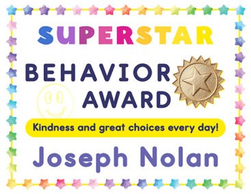 Superstar Awards (Free Printables) - Superstar Worksheets
