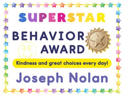 Superstar Awards (Free Printables) - Superstar Worksheets